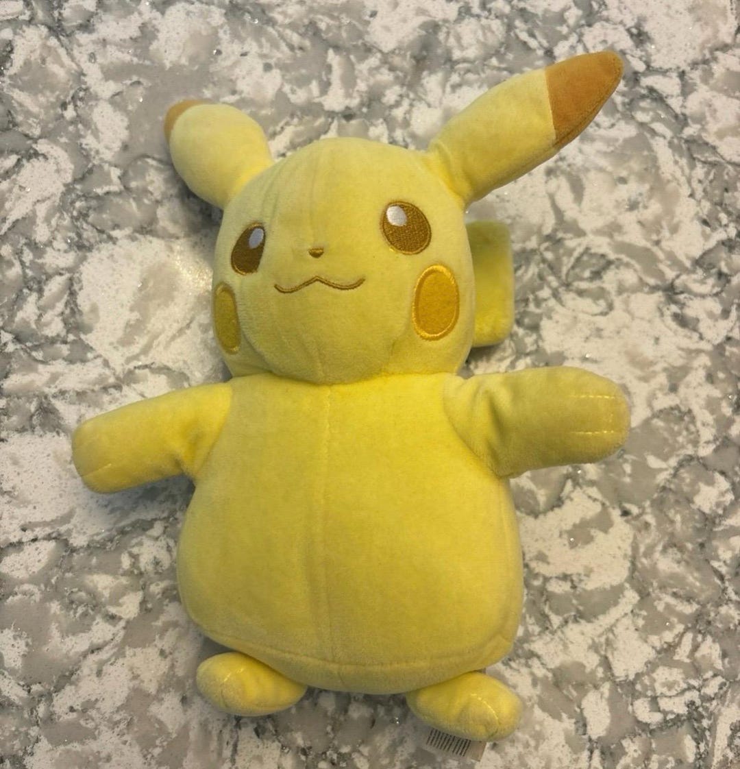 Pikachu Plush - Etsy