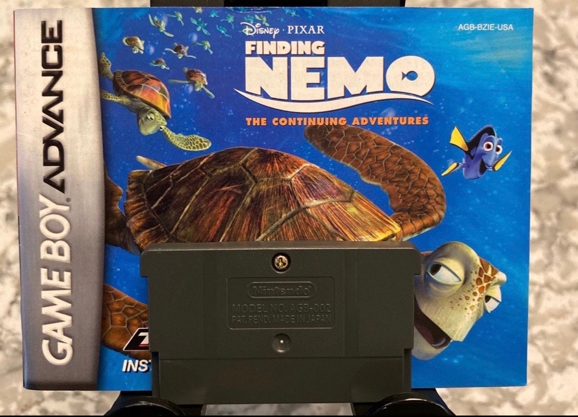 Finding Nemo the Continuing Adventures for Nintendo Gameboy Advance - Etsy
