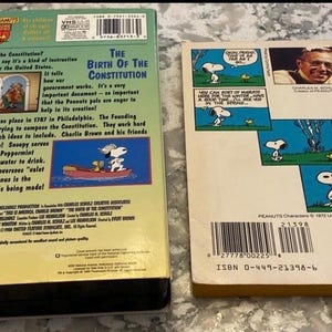Snoopy Book and VHS Bundle - Etsy