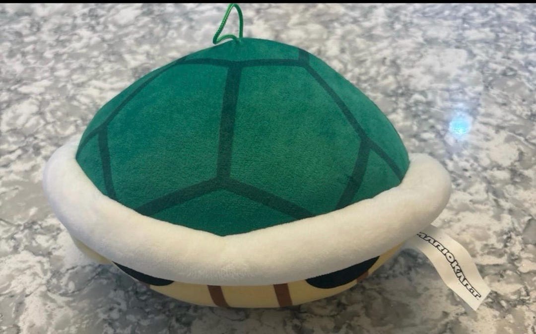 Mario Kart Green Shell Plush - Etsy