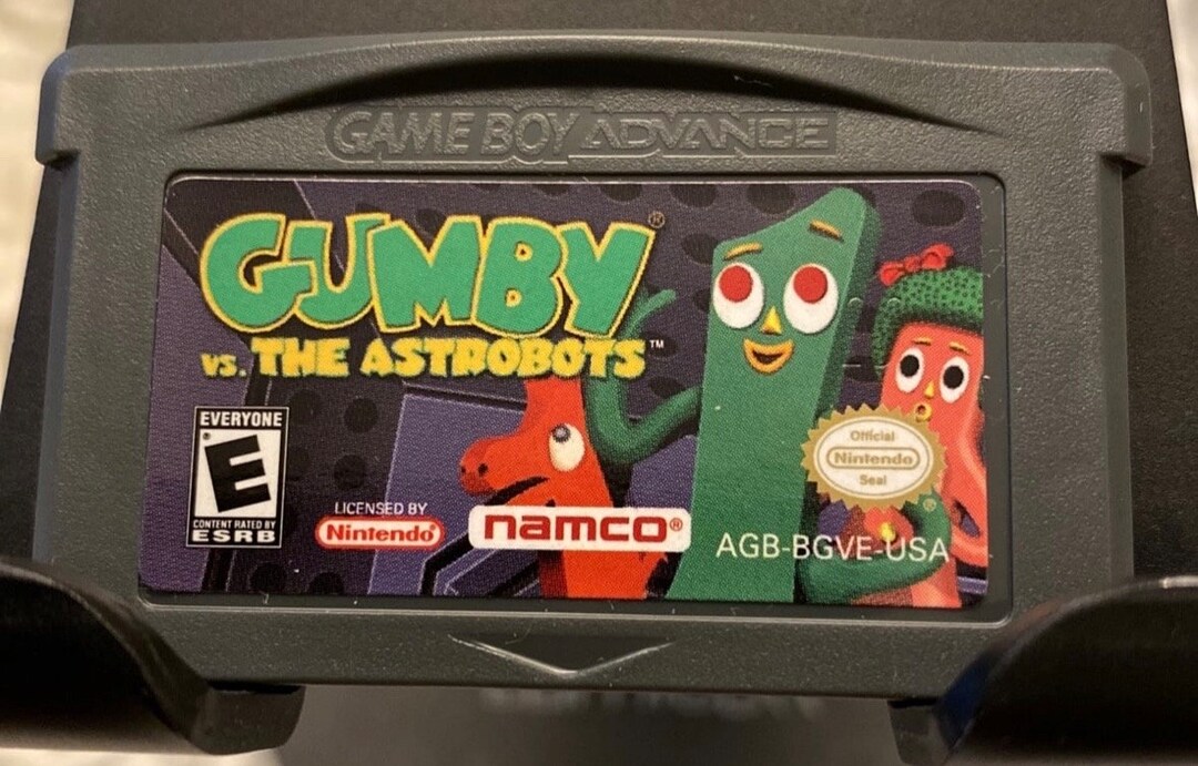 Gumby Vs the Astrobots for Nintendo Gameboy Advance - Etsy