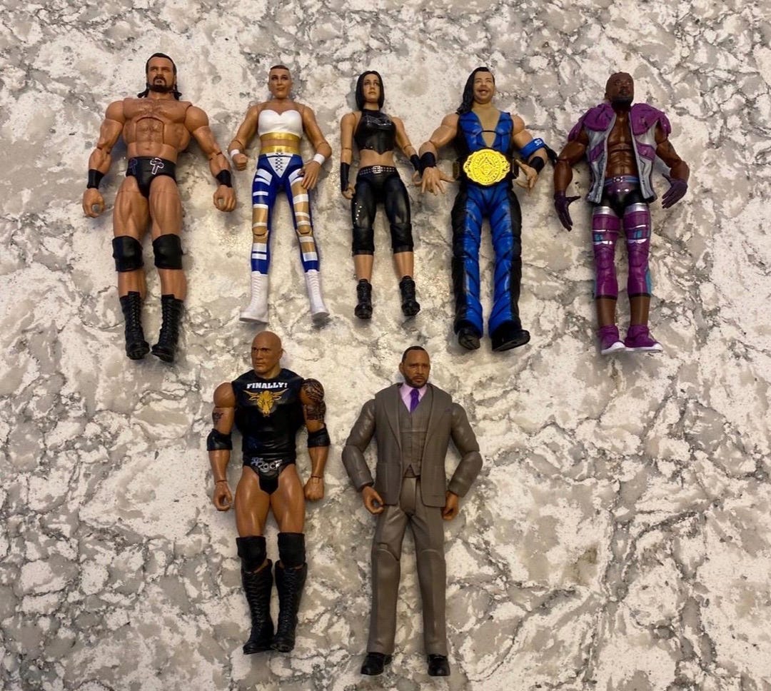 WWE Action Figures Lot - Etsy