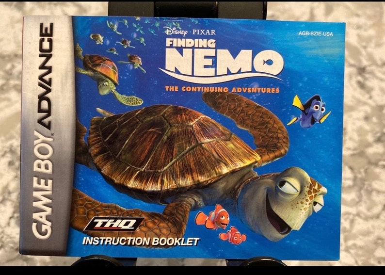Finding Nemo the Continuing Adventures for Nintendo Gameboy Advance - Etsy