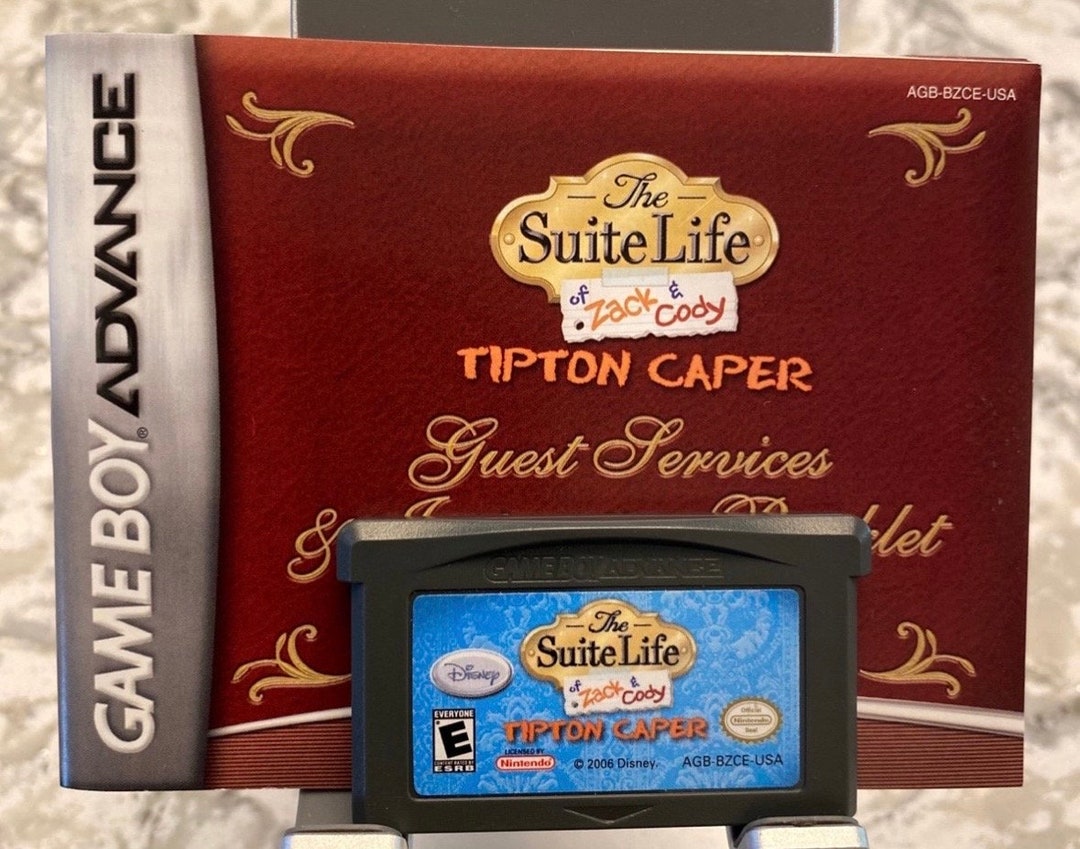 Suite Life of Zack and Cody Tipton Caper for Nintendo Gameboy Advance ...