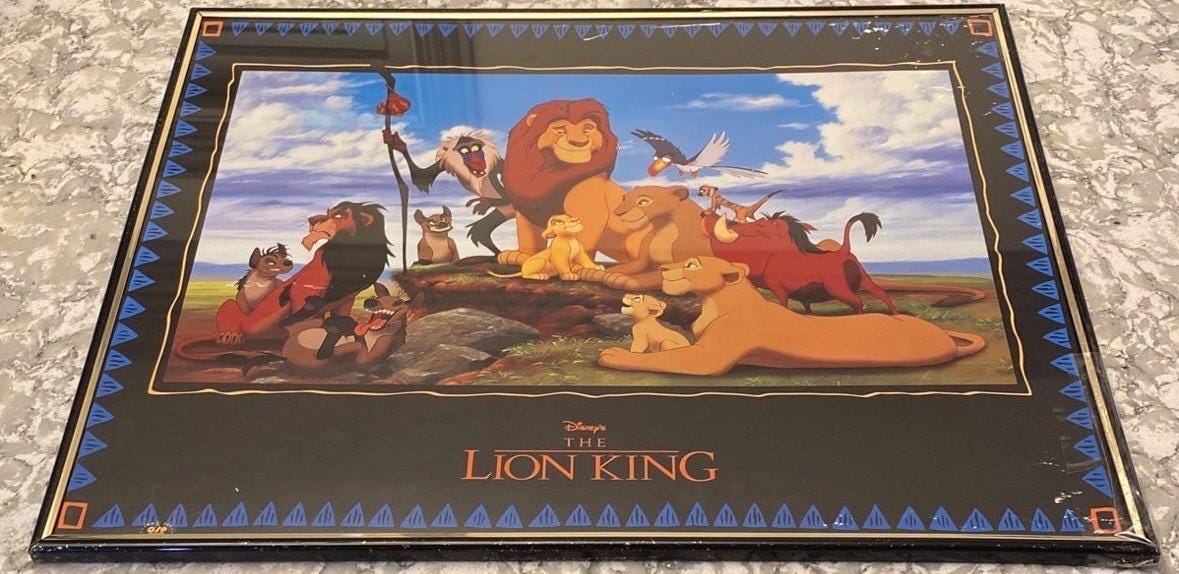 Lion King Photo Frame - Etsy