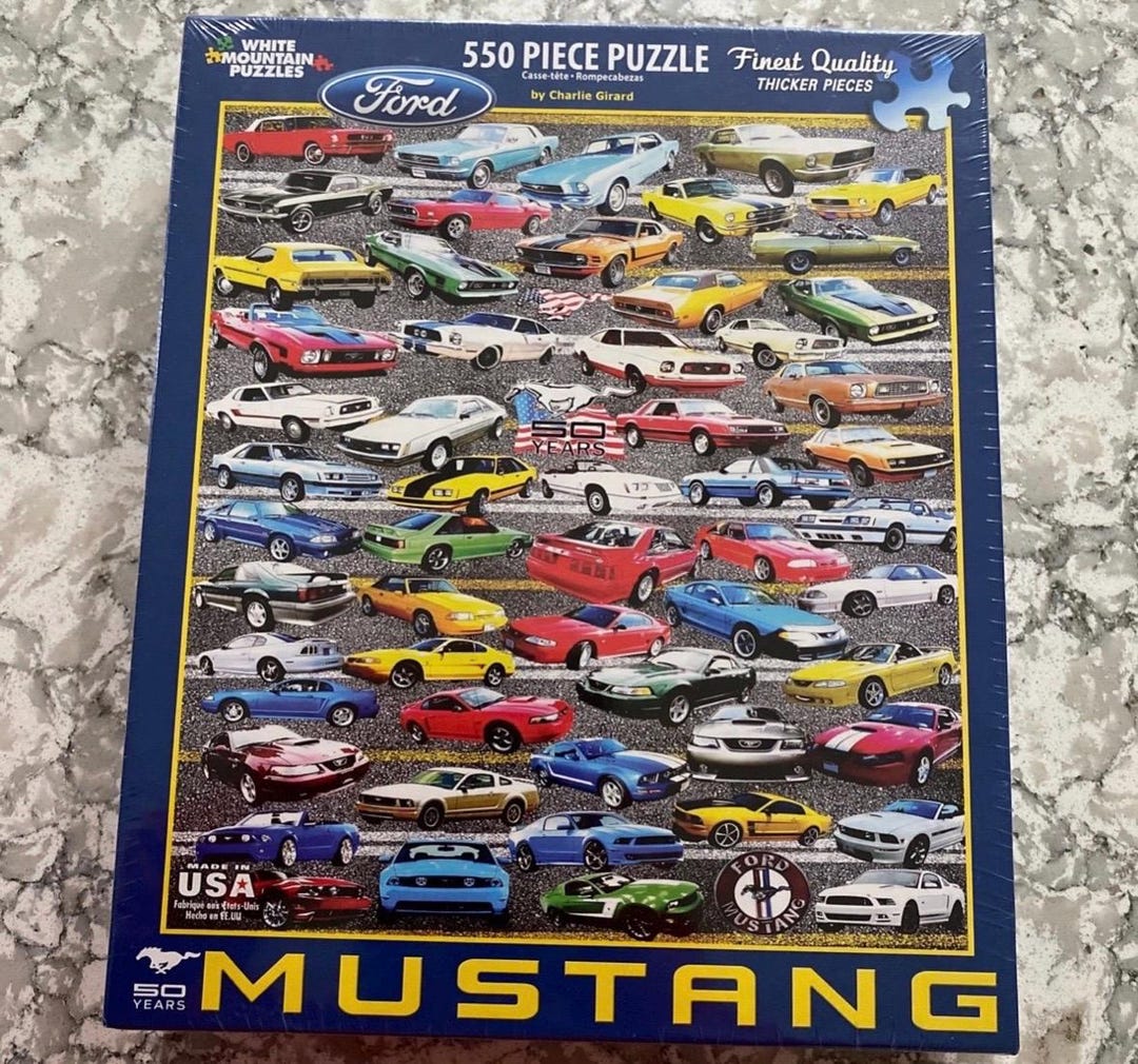 Ford Mustang ( 50 Years ) Puzzle - Etsy