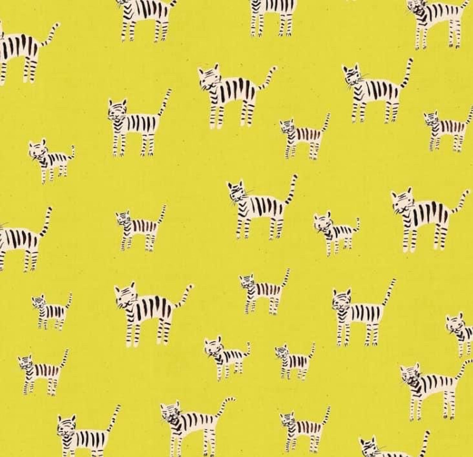 Oop Ruby Star Society Original Darlings 2019 Tiger Stripes Citron Melody Miller Rare Vhtf Fabric