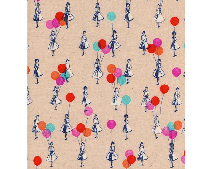 Ruby Star Society Oop Jubilee Melody Miller Balloons Cotton Steel Peach Vhtf Fq Etsy