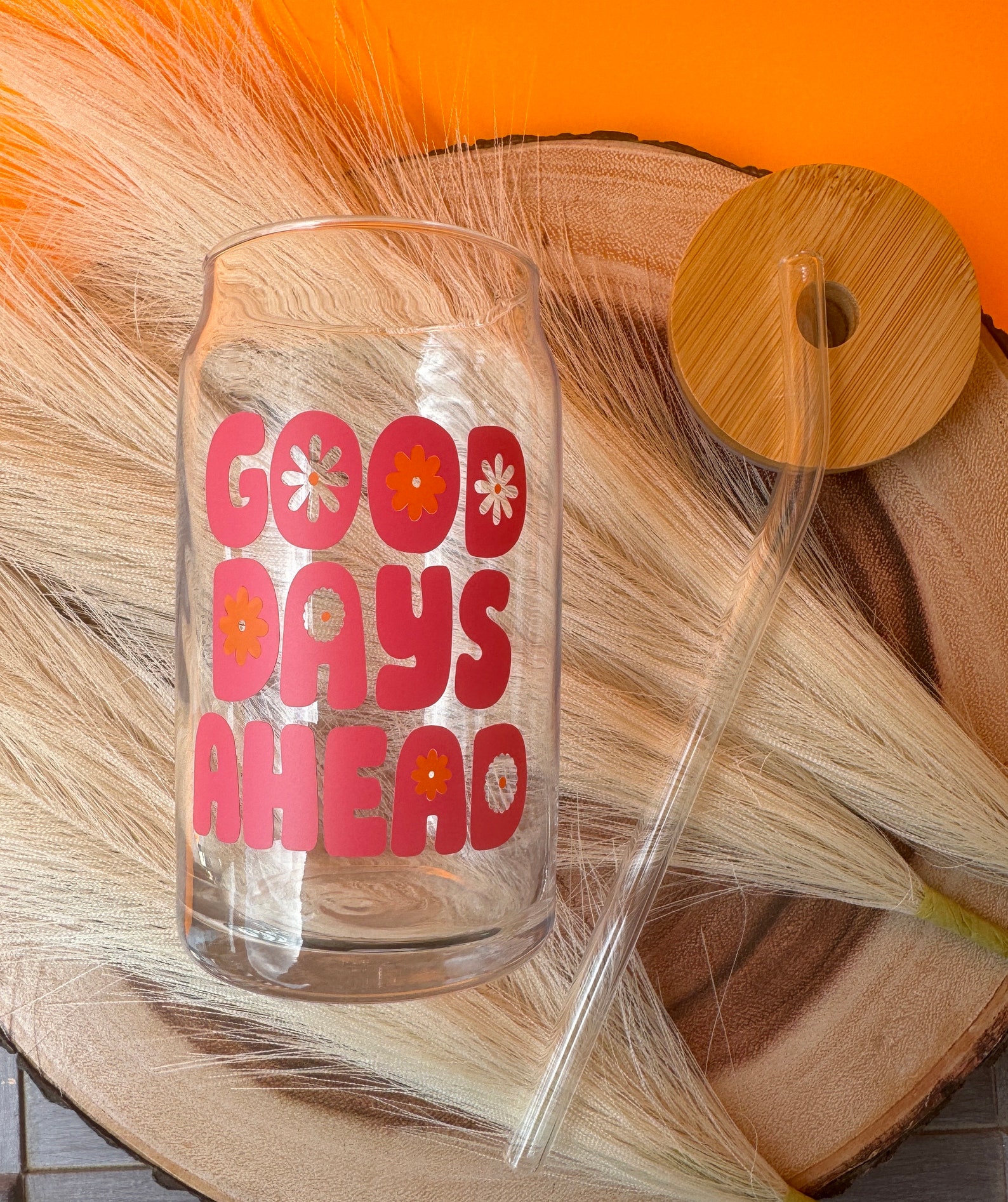 Good Days Glass, Mental Health Cup, Favorites, 16oz Tumbler, Iced ...