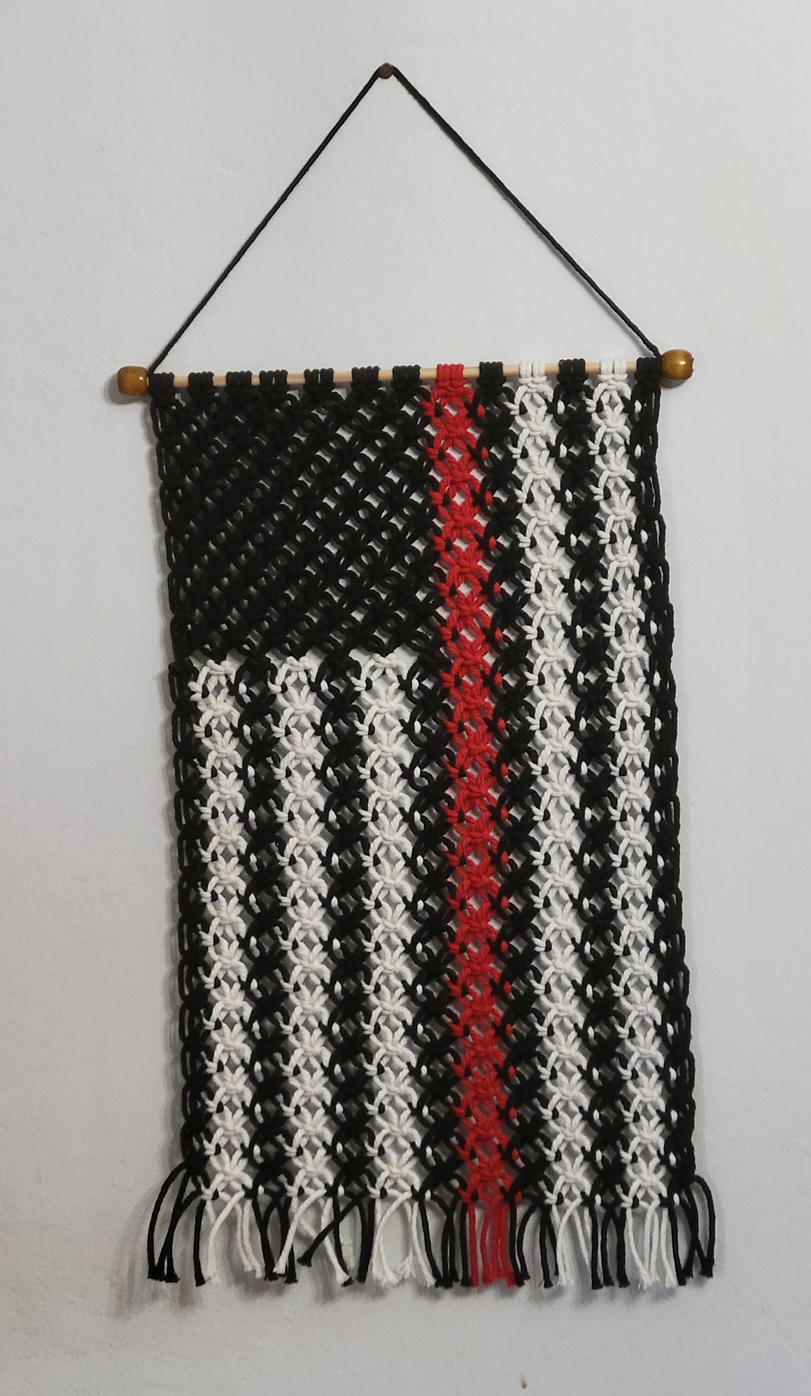 Handmade Macrame US Flag. - Etsy