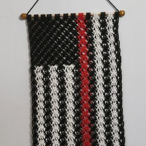 Handmade Macrame US Flag. - Etsy