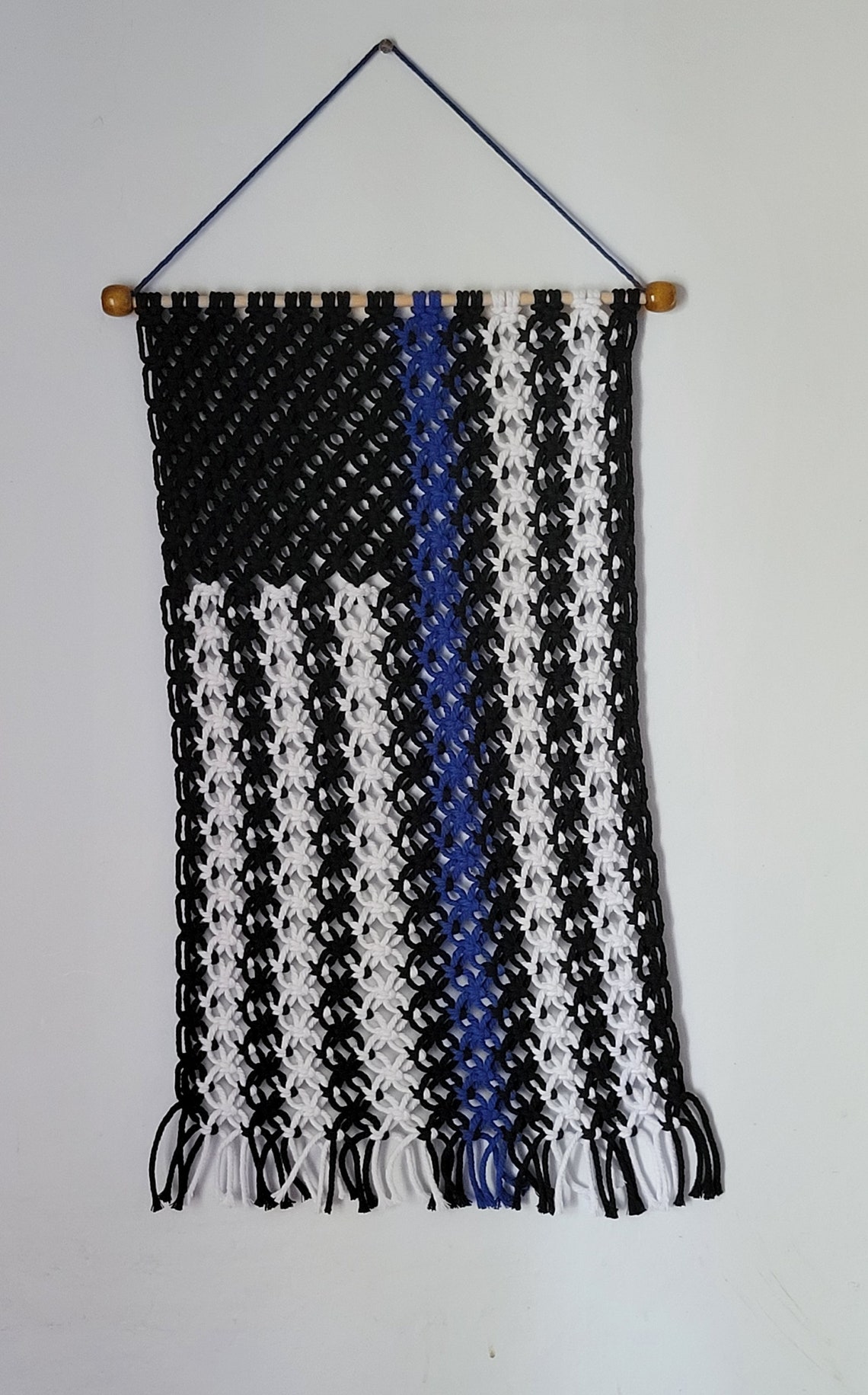 Handmade Macrame US Flag. - Etsy