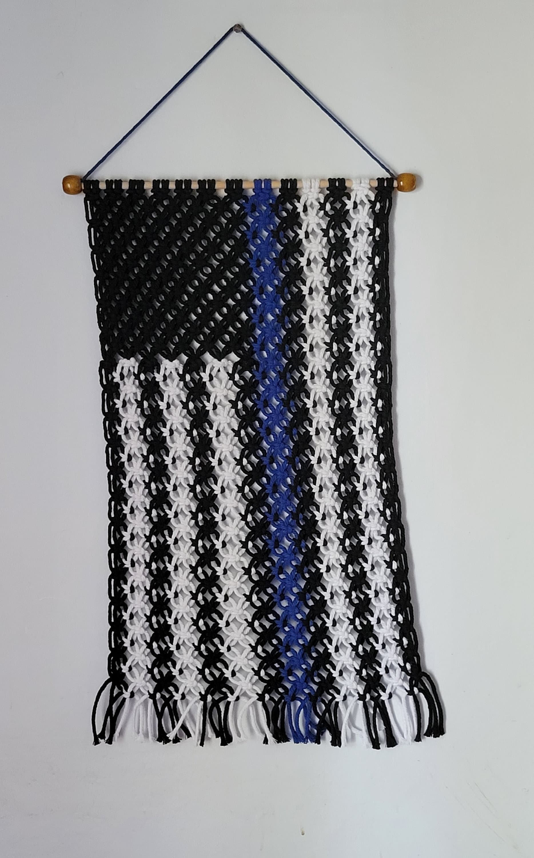 Handmade Macrame US Flag. - Etsy