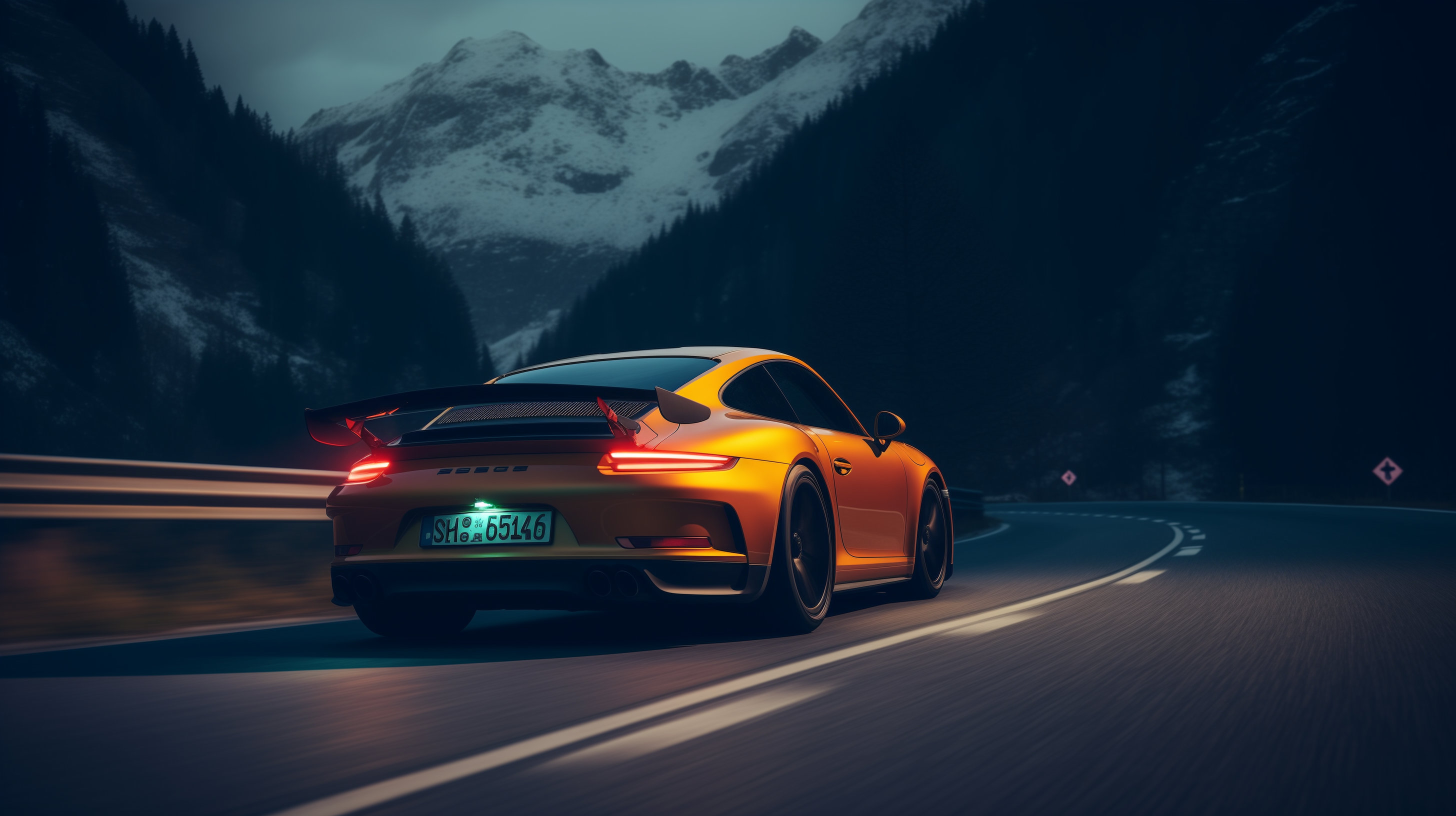 Porsche Car Digital Art, Wallpaper, Digital Download - Etsy