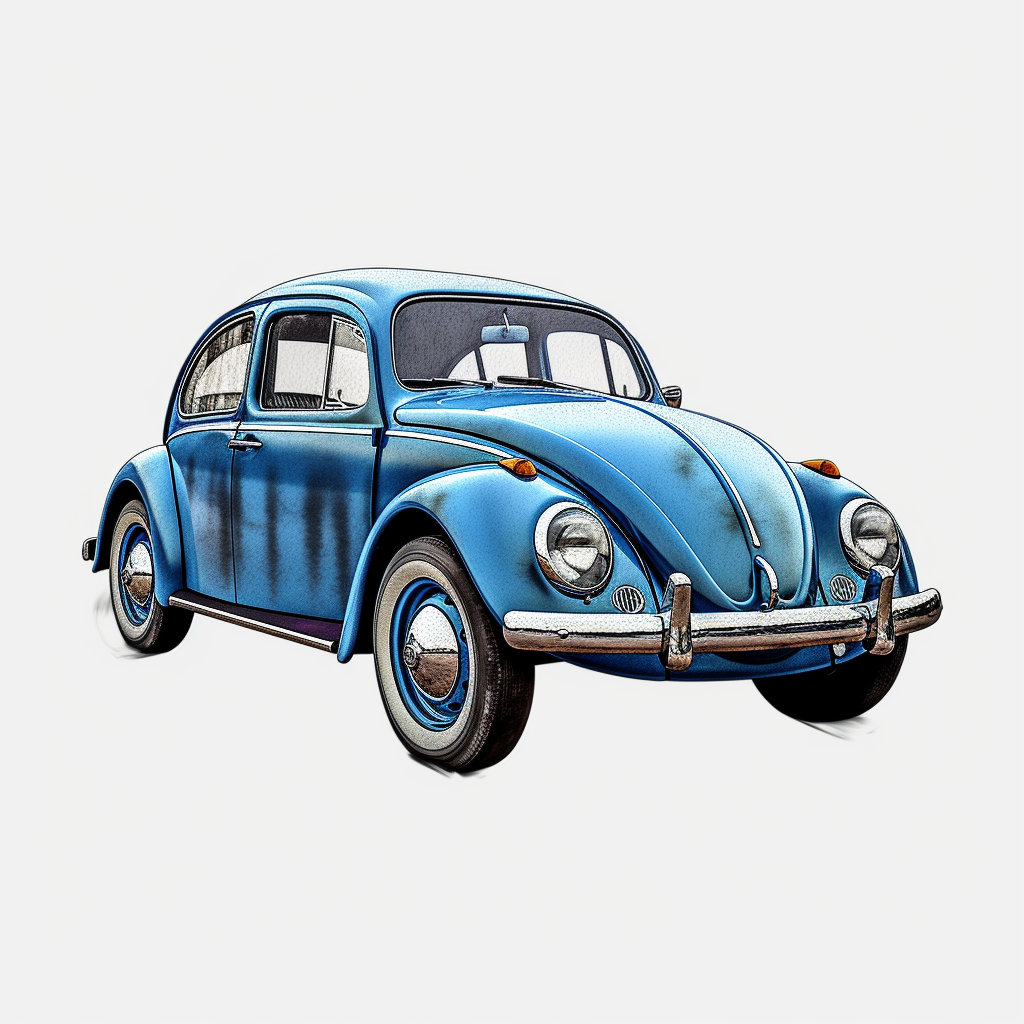 Vw Bug Drawing