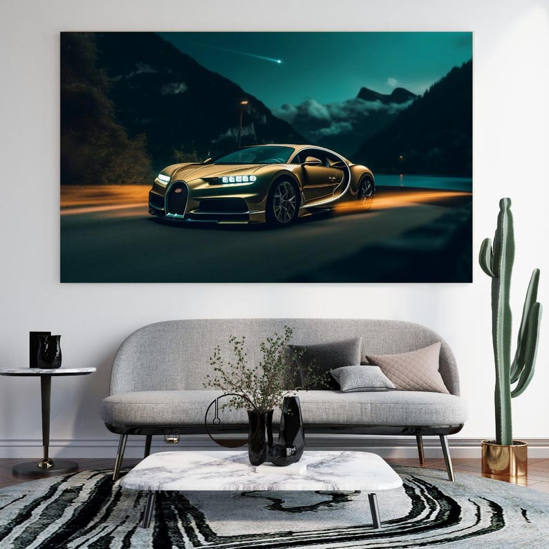 Bugatti Chiron Gold Colour Speeding Through the Swiss Mountains #2 ...