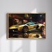 Golden Lamborghini - Digital Art Print, AI Generated, Wall Decor, Instant Download, Home Wall ...