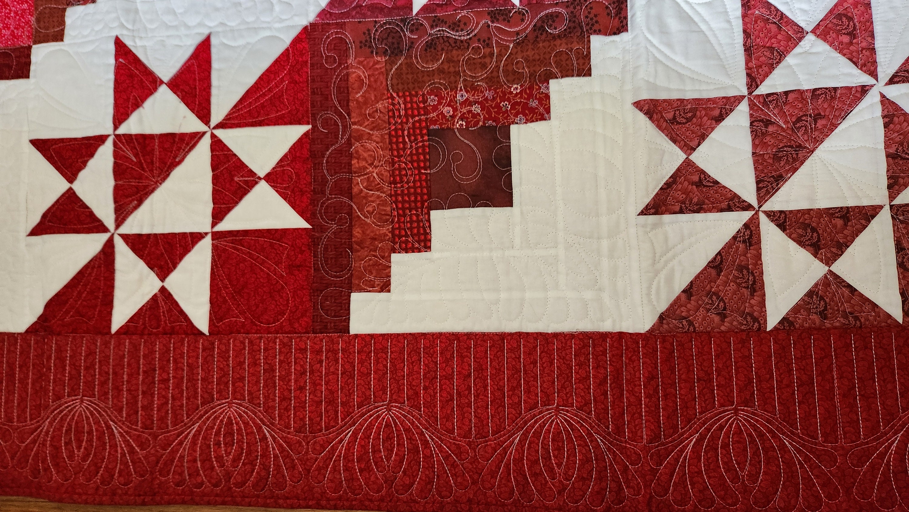 Shadow Stars in Shades of Red - Etsy