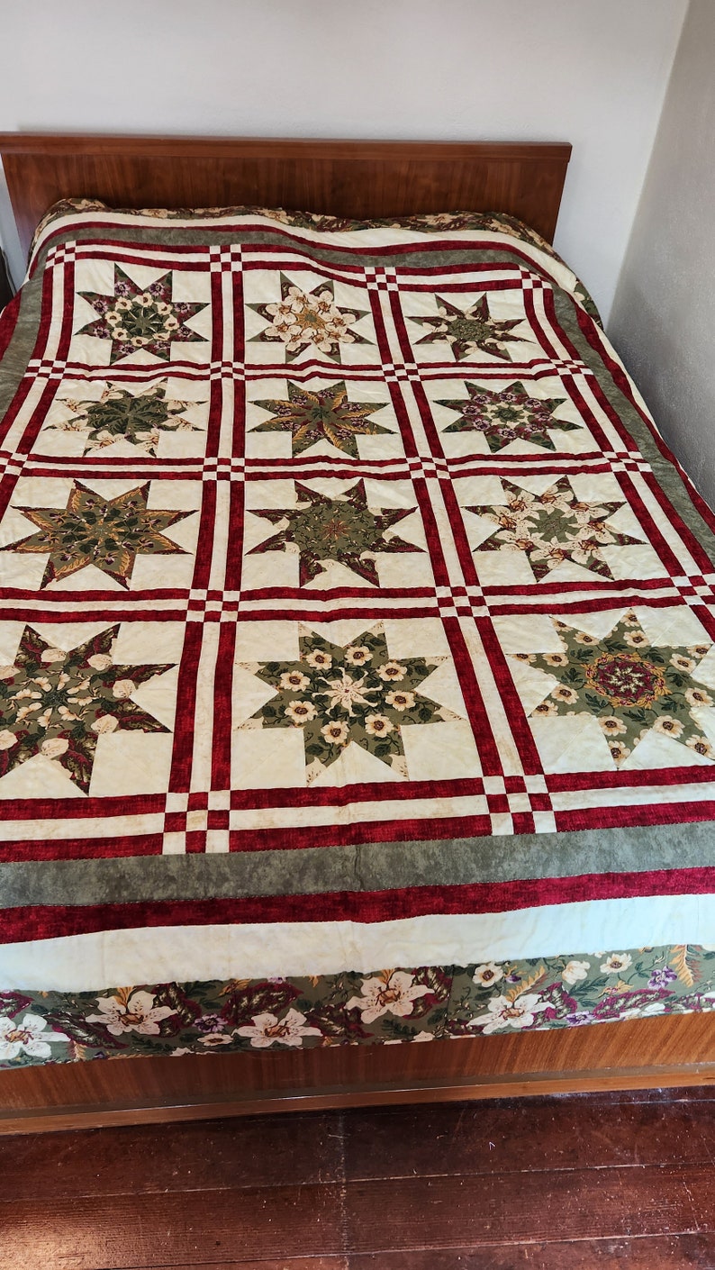 Lemoyne Stack and Wack Star Full Sized Handmade Quilt - Etsy