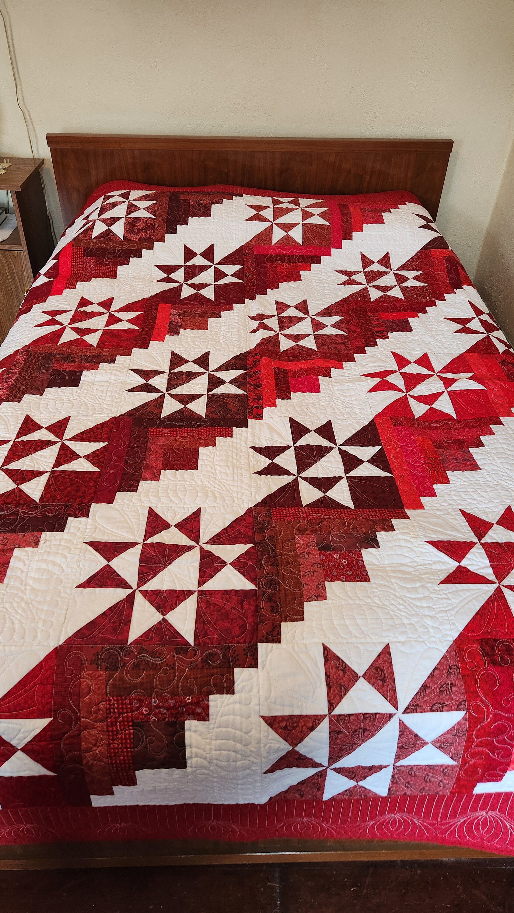 Shadow Stars in Shades of Red - Etsy