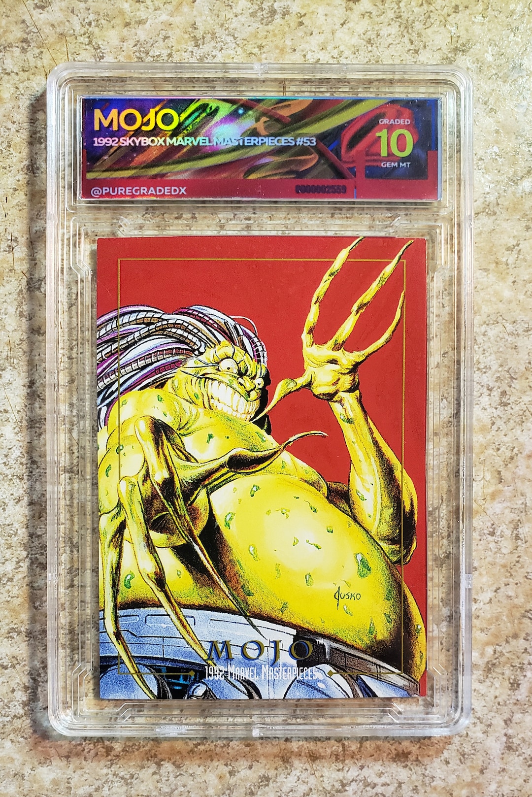 1992 Marvel Masterpieces, Mojo 53, Progradedx 10 Gem Mint - Etsy