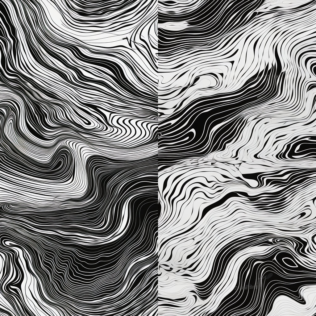 Seamless Topography Patterns, Exhibition Wall Art, Minimal Topographic ...