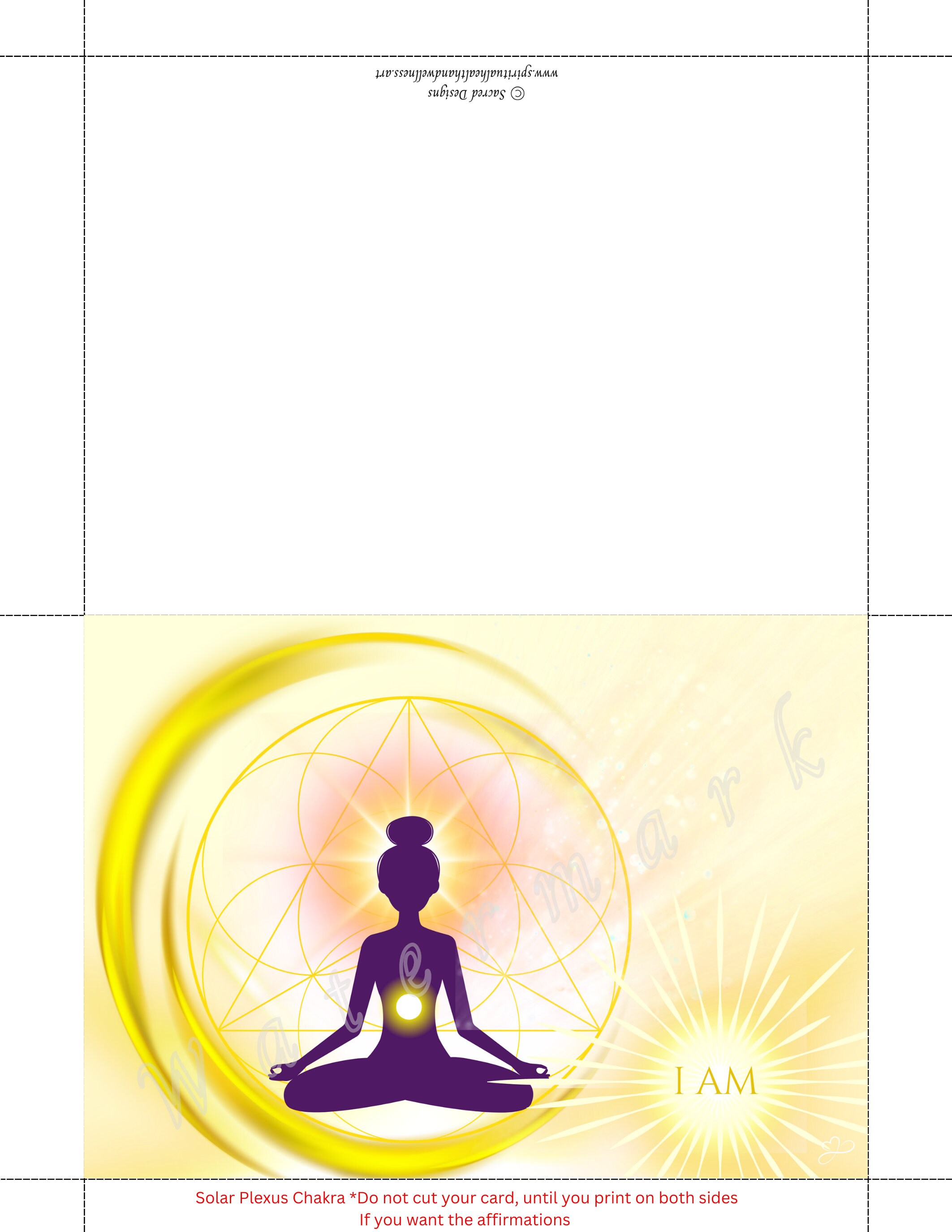 Sacred Geometry Chakra 7 Cards Instant Download and Printable.pdf - Etsy