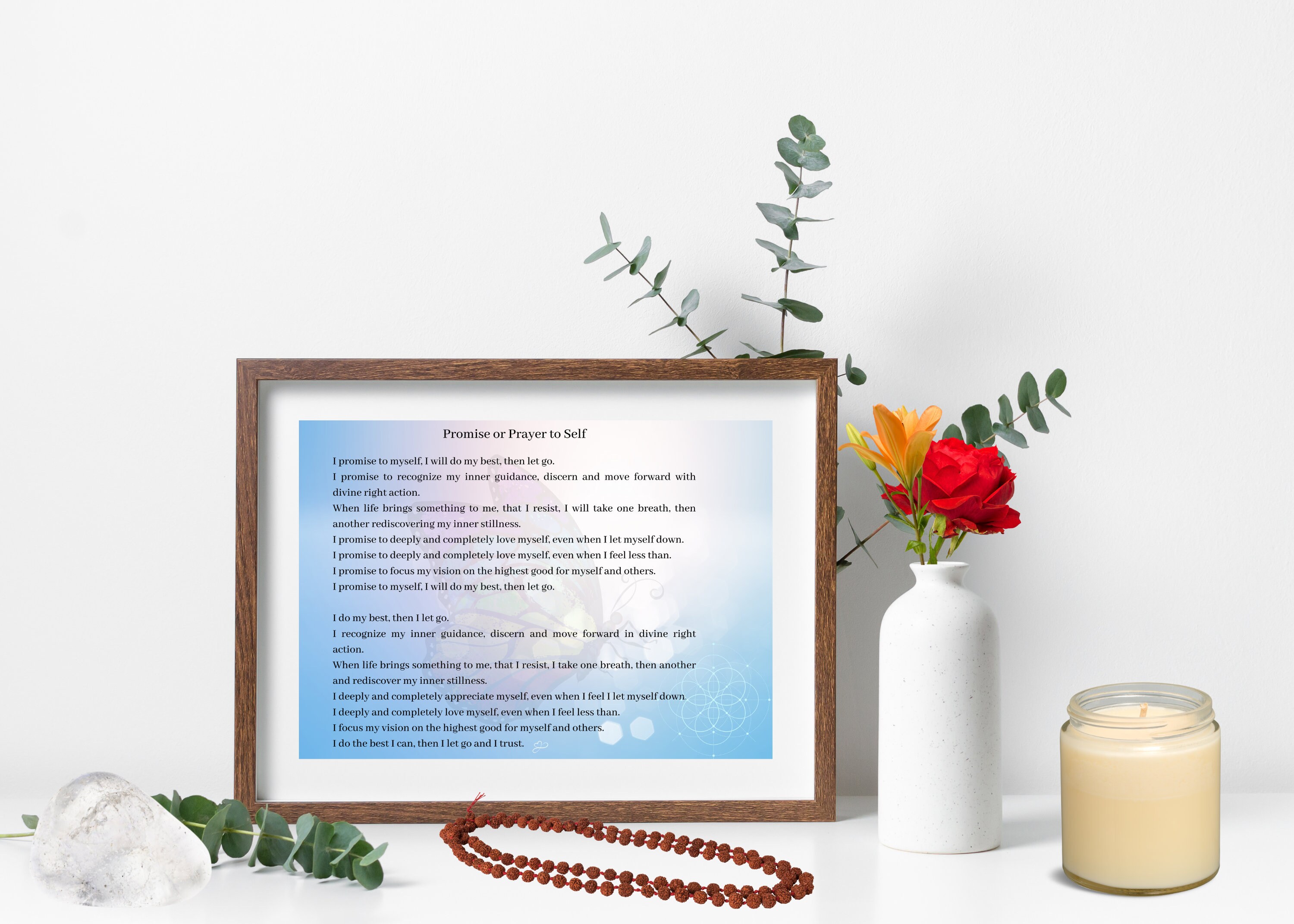 Promise or Prayer to Self - Instant Download and Printable .pdf - Etsy
