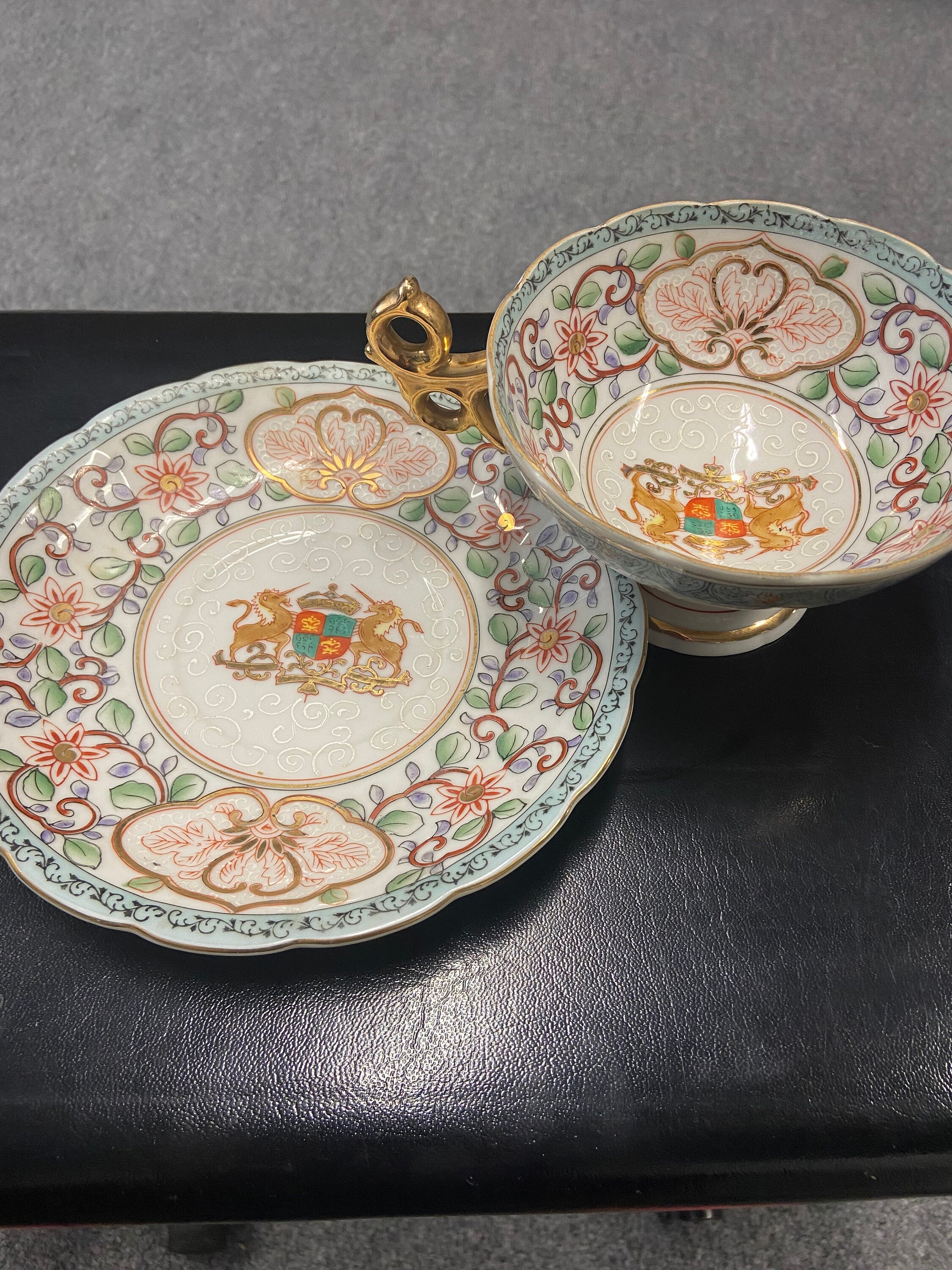 Vintage Japanese Hand Painted Ardalt Lenwile China Floral Tea Cup ...