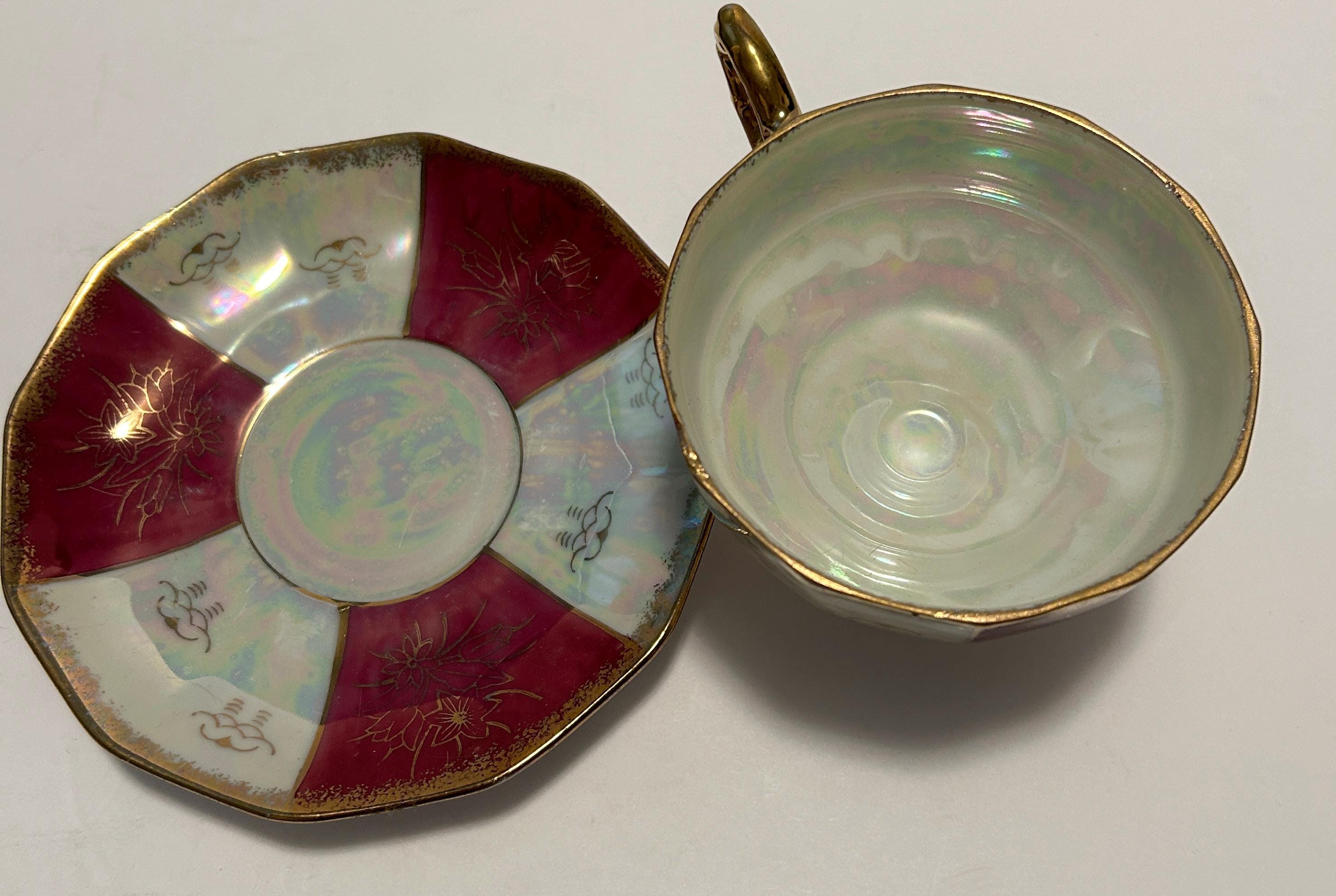 Antique Beautiful Royal Crown Teacup Set - Etsy