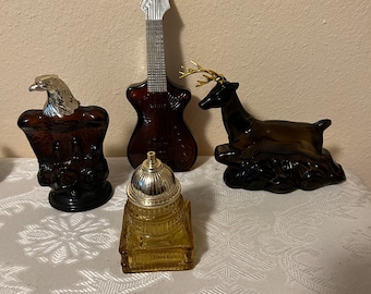 Lot of 4 Vintage Avon Perfume and Cologne Bottles - Etsy
