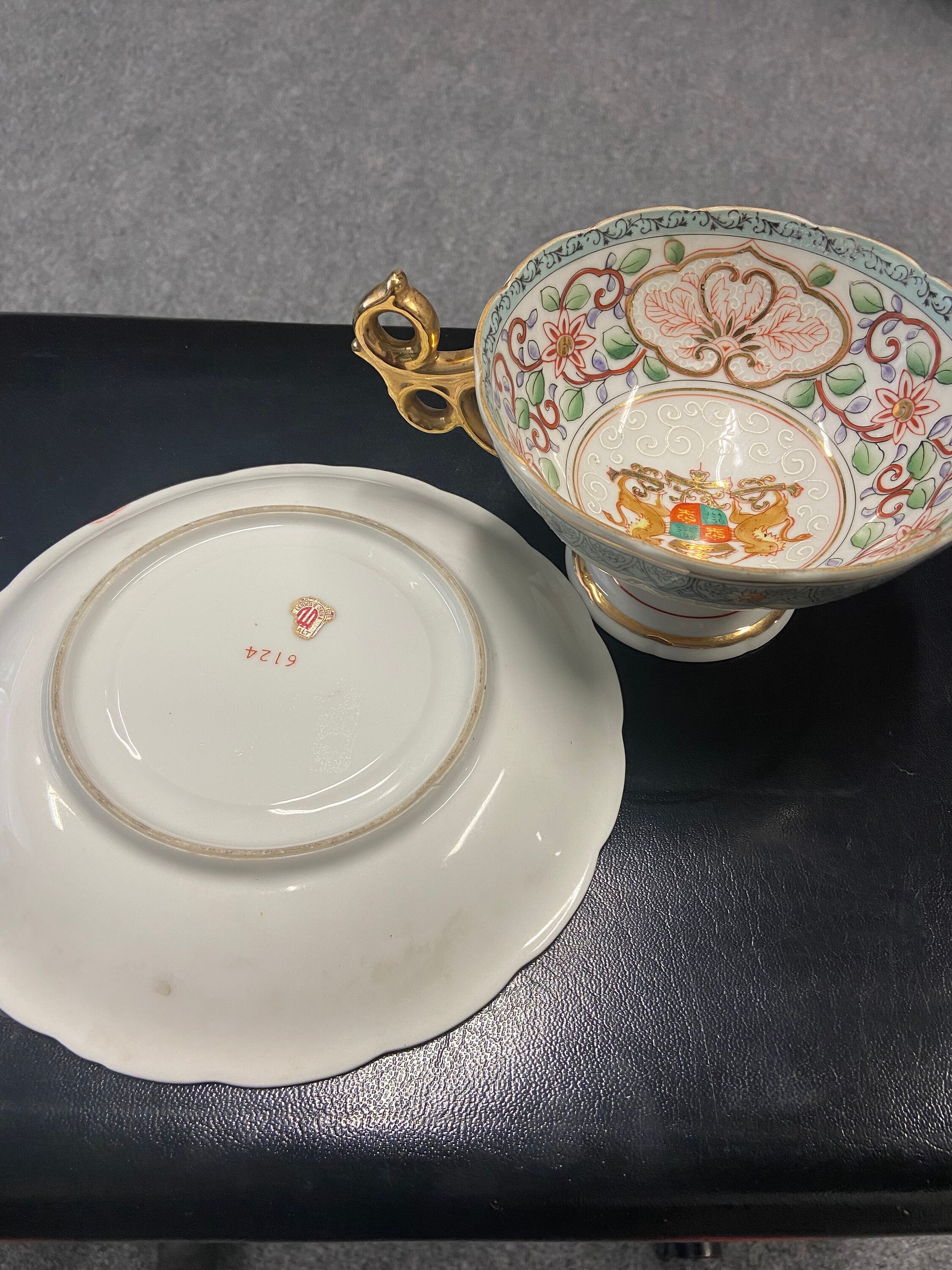 Vintage Japanese Hand Painted Ardalt Lenwile China Floral Tea Cup ...