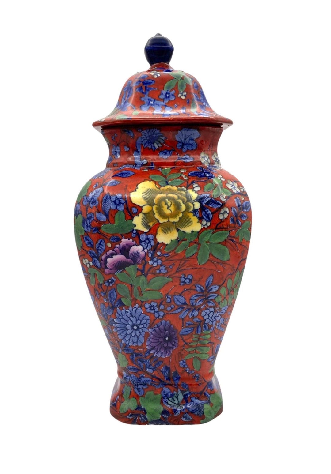 Stunning Large Cauldon Pottery Ginger or Tea Jar by Frederick A. Rhead ...