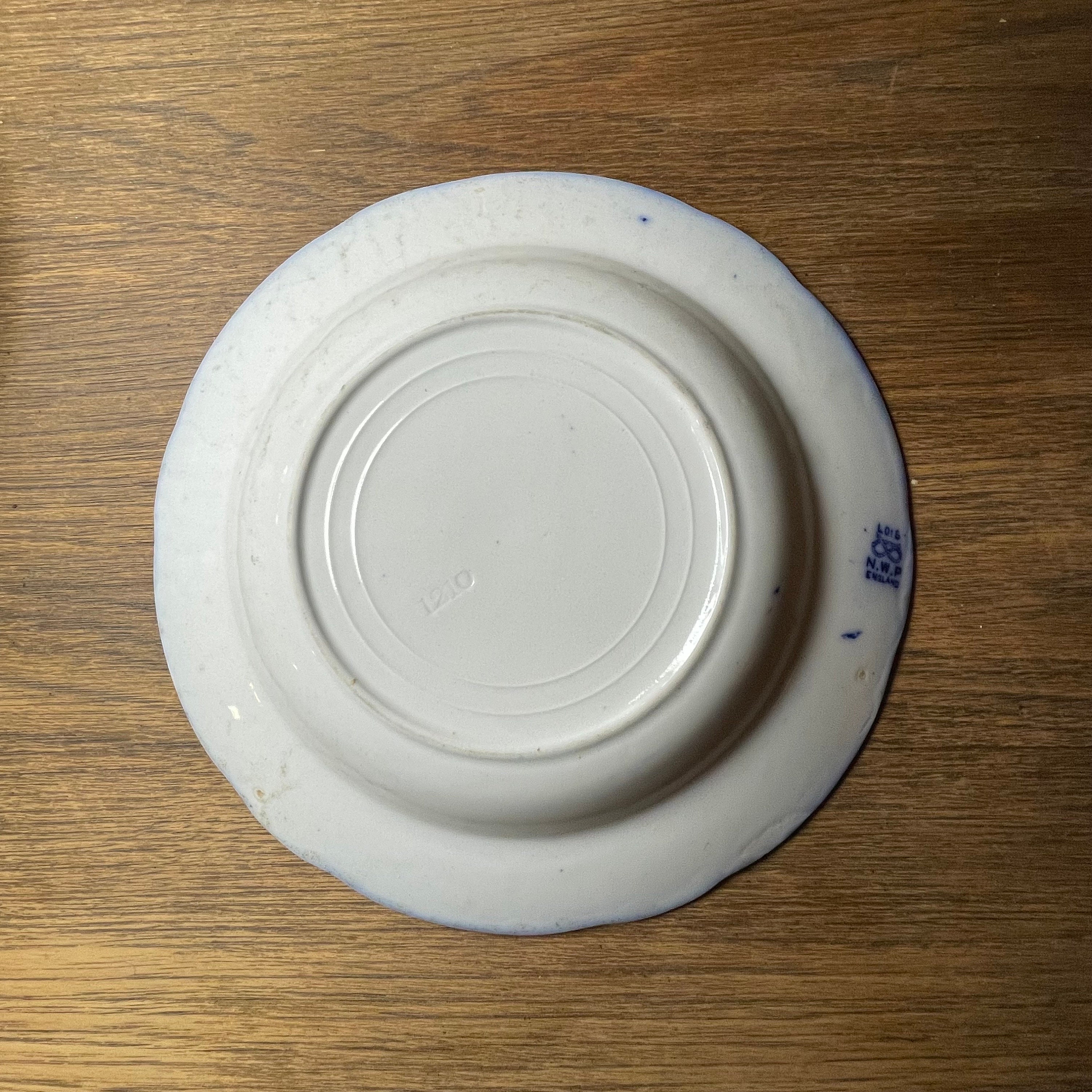 Flow Blue New Wharf Pottery, England Lois Pattern Soup Bowl Late 1800s ...