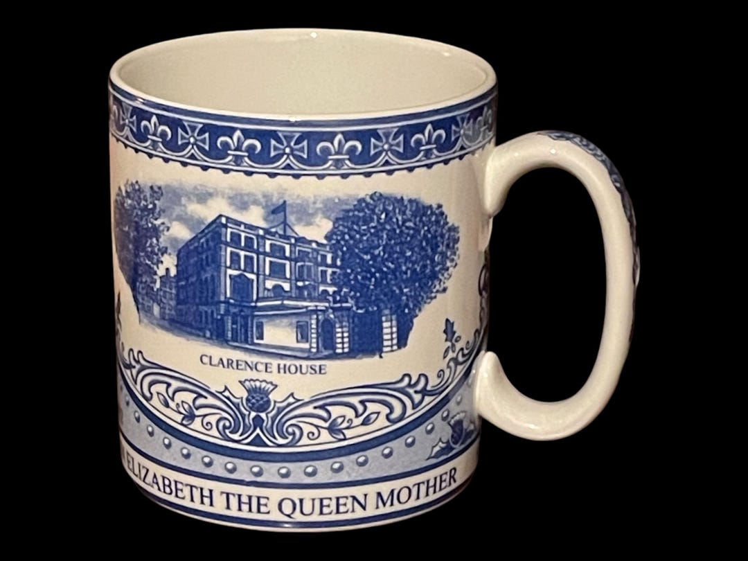 Spode Mug Commemorating the Life of Elizabeth, the Queen Mother - Etsy