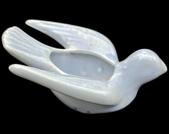 Rare Small Niloak Pottery Pale Blue Bird Castware Planter - Etsy
