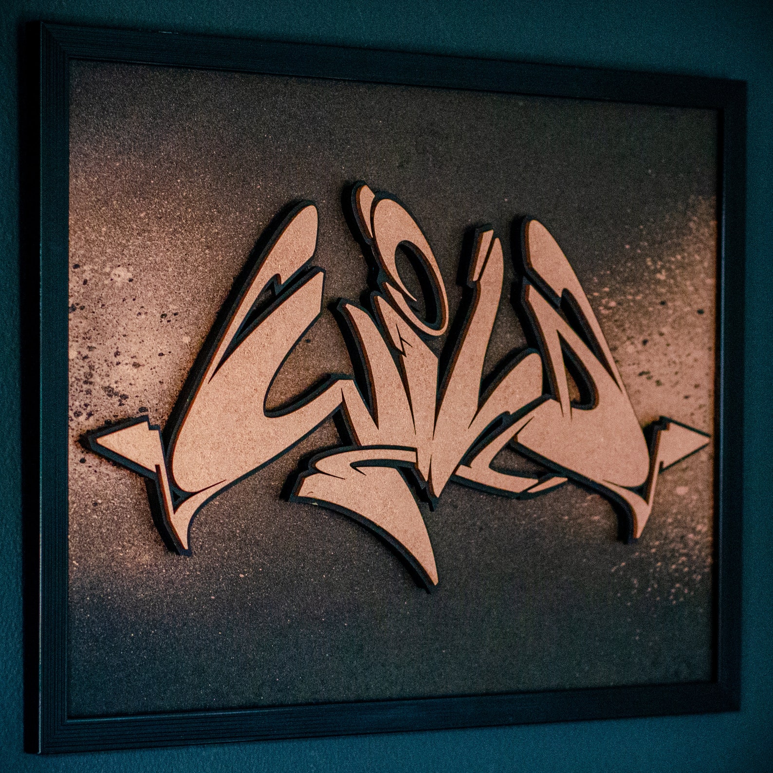 Laser Cut "wild" in Graffiti Style. - Etsy