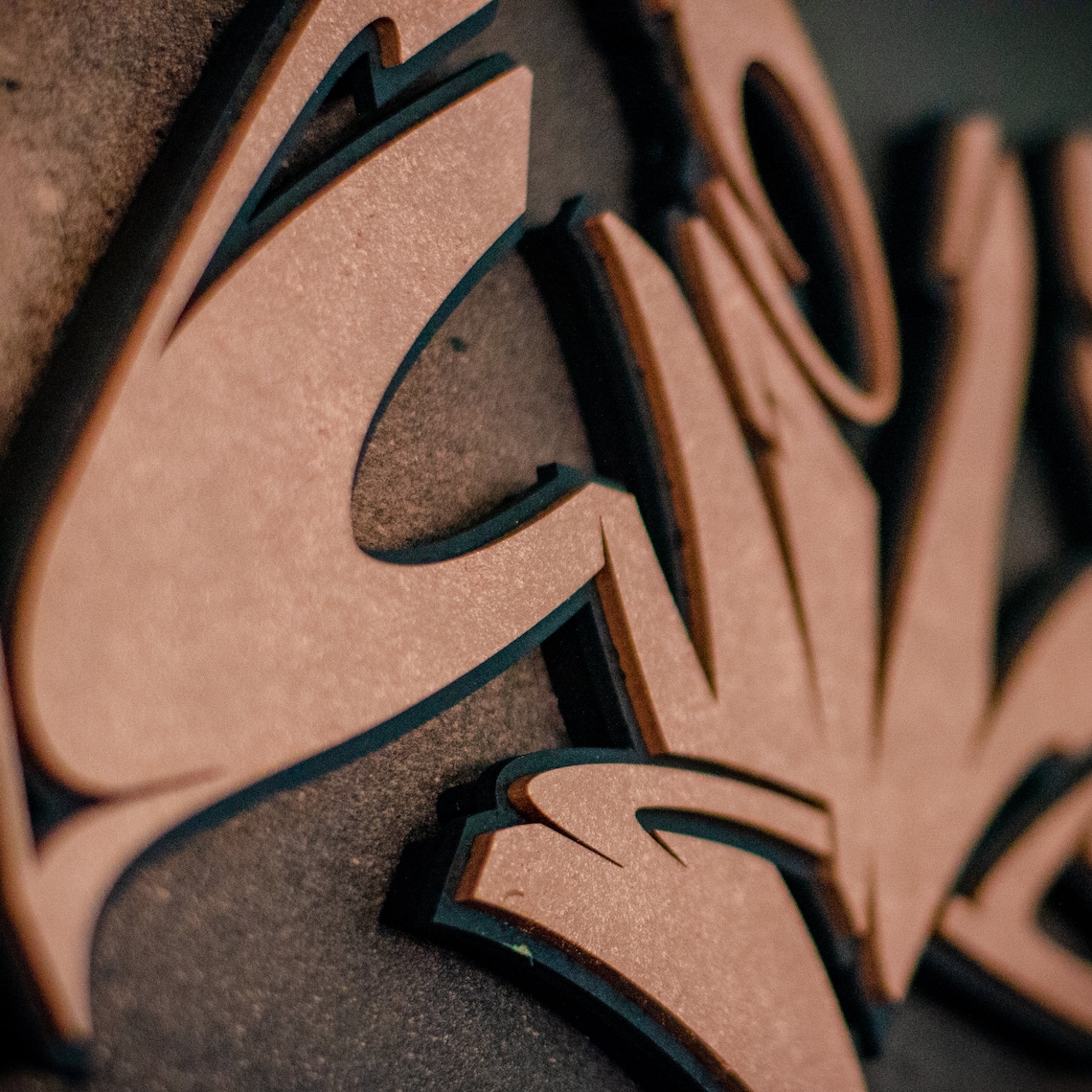 Laser Cut "wild" in Graffiti Style. - Etsy