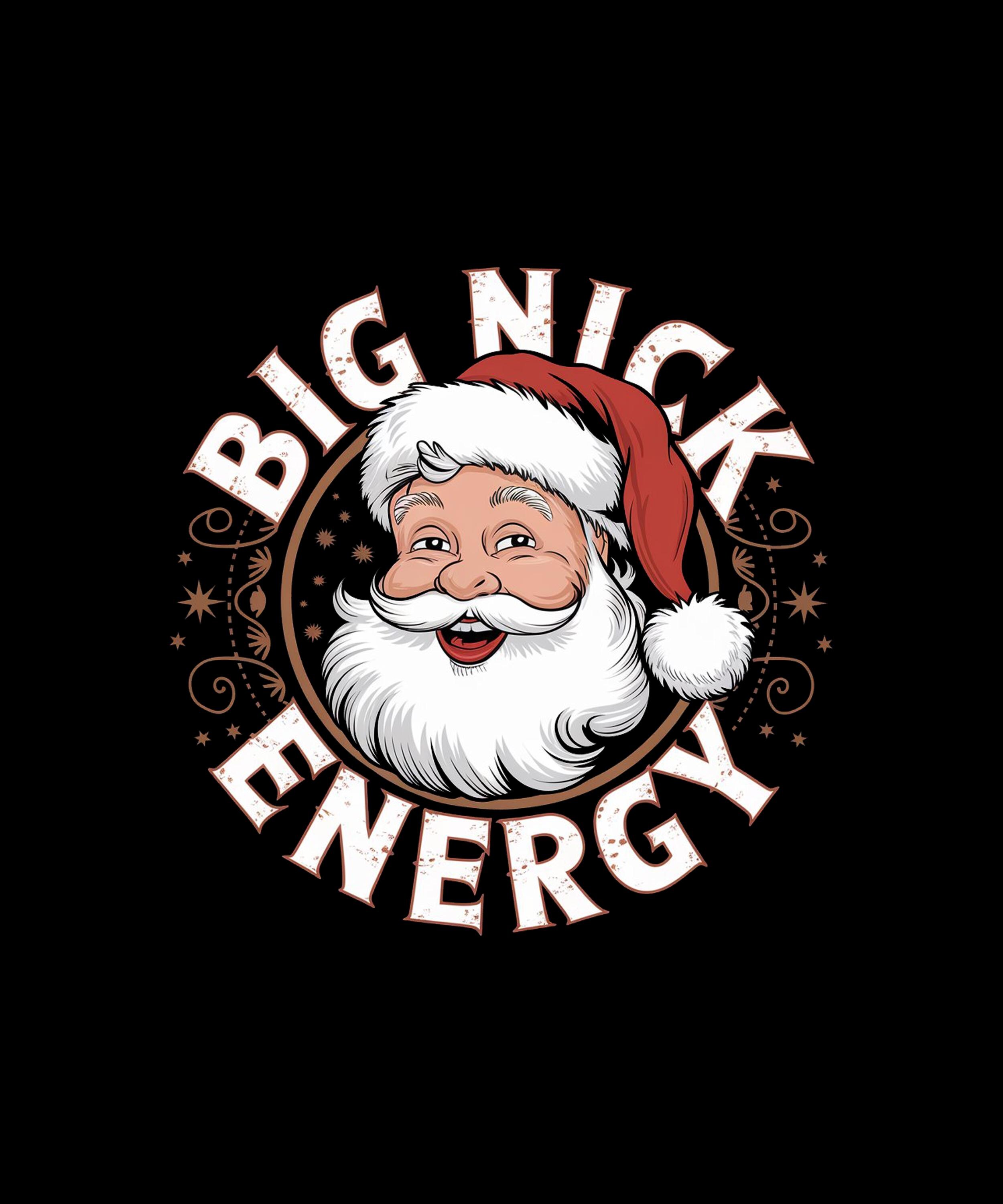 Big Nick Energy PNG Funny Santa PNG Funny Christmas Png - Etsy