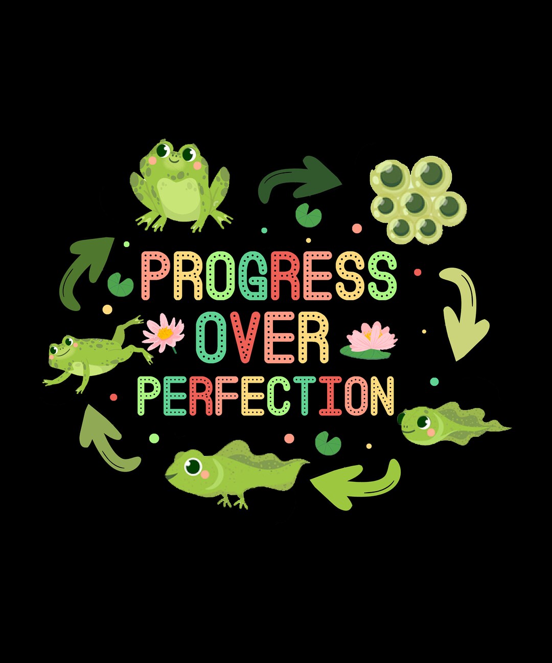 Progress Over Perfection Teacher PNG, Gift for Teacher, Funny Teacher ...