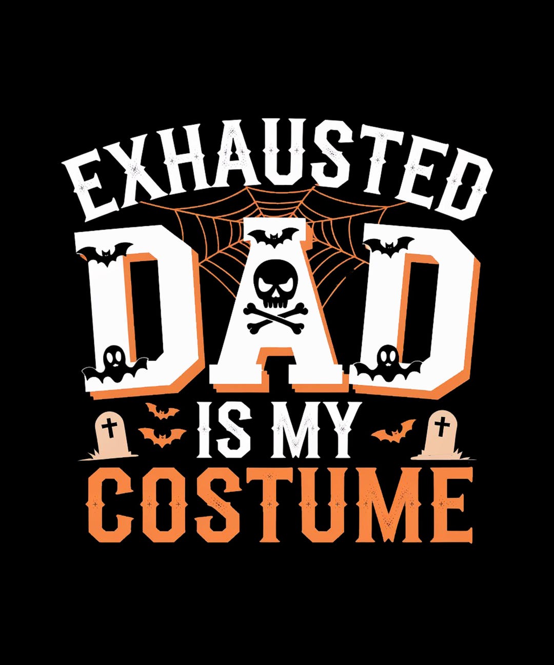 Exhausted Dad PNG, Costume Funny Matching Halloween Men PNG - Etsy