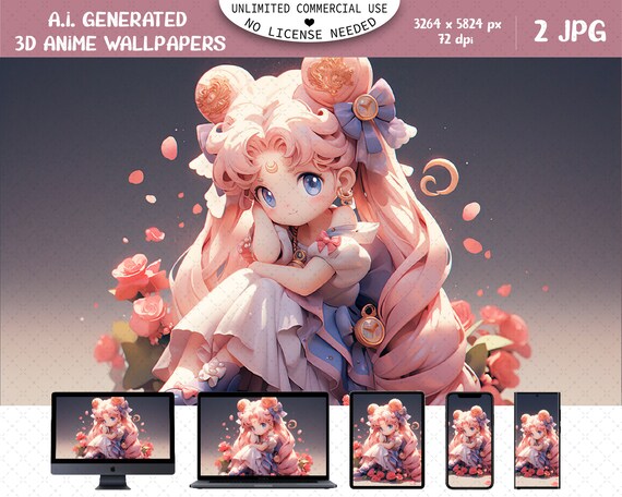 Gray Chibi Wallpaper