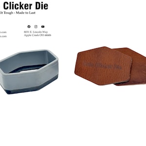 Hat Patch Leather Clicker Die - Hexagon - Free Shipping - Etsy