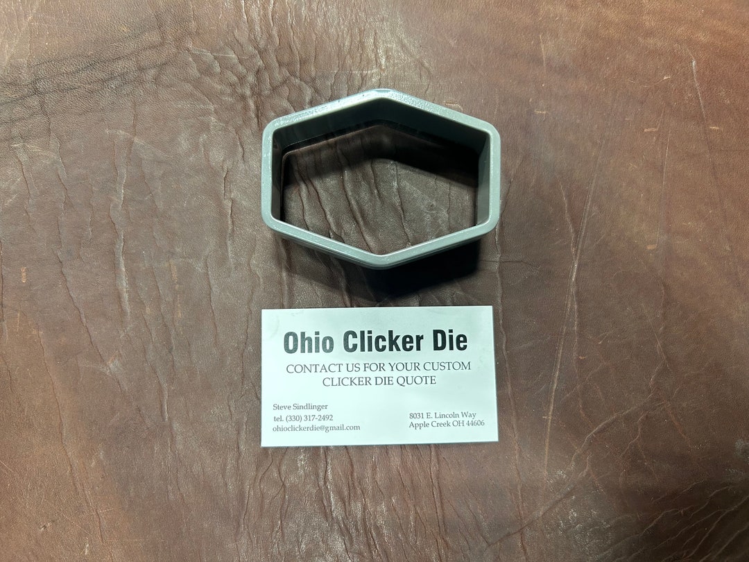 Hat Patch Leather Clicker Die Hexagon Style Free Shipping - Etsy