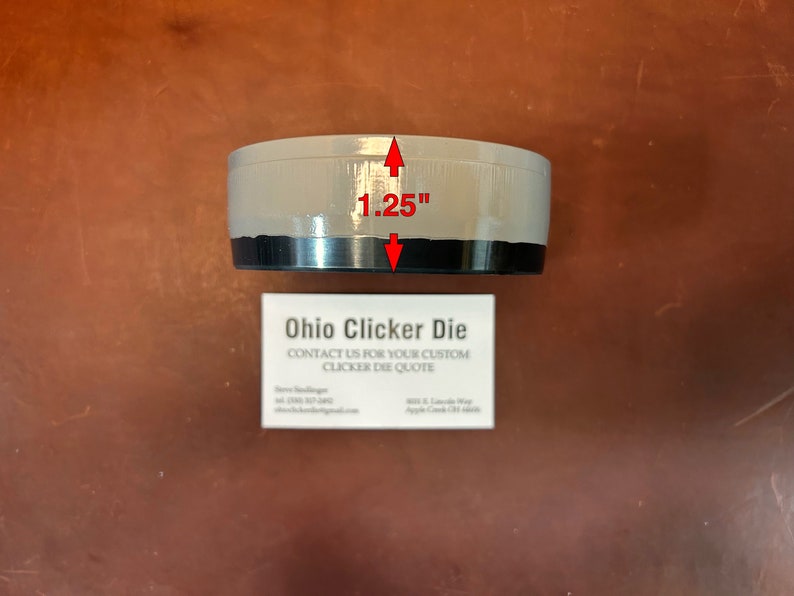 Round Coaster Leather Clicker Die. 3.625 Diameter - Etsy