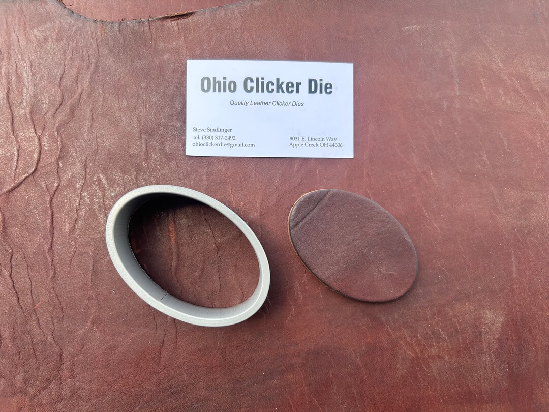 Hatch Patch Clicker Die Oval Leather Clicker Die Free Shipping - Etsy