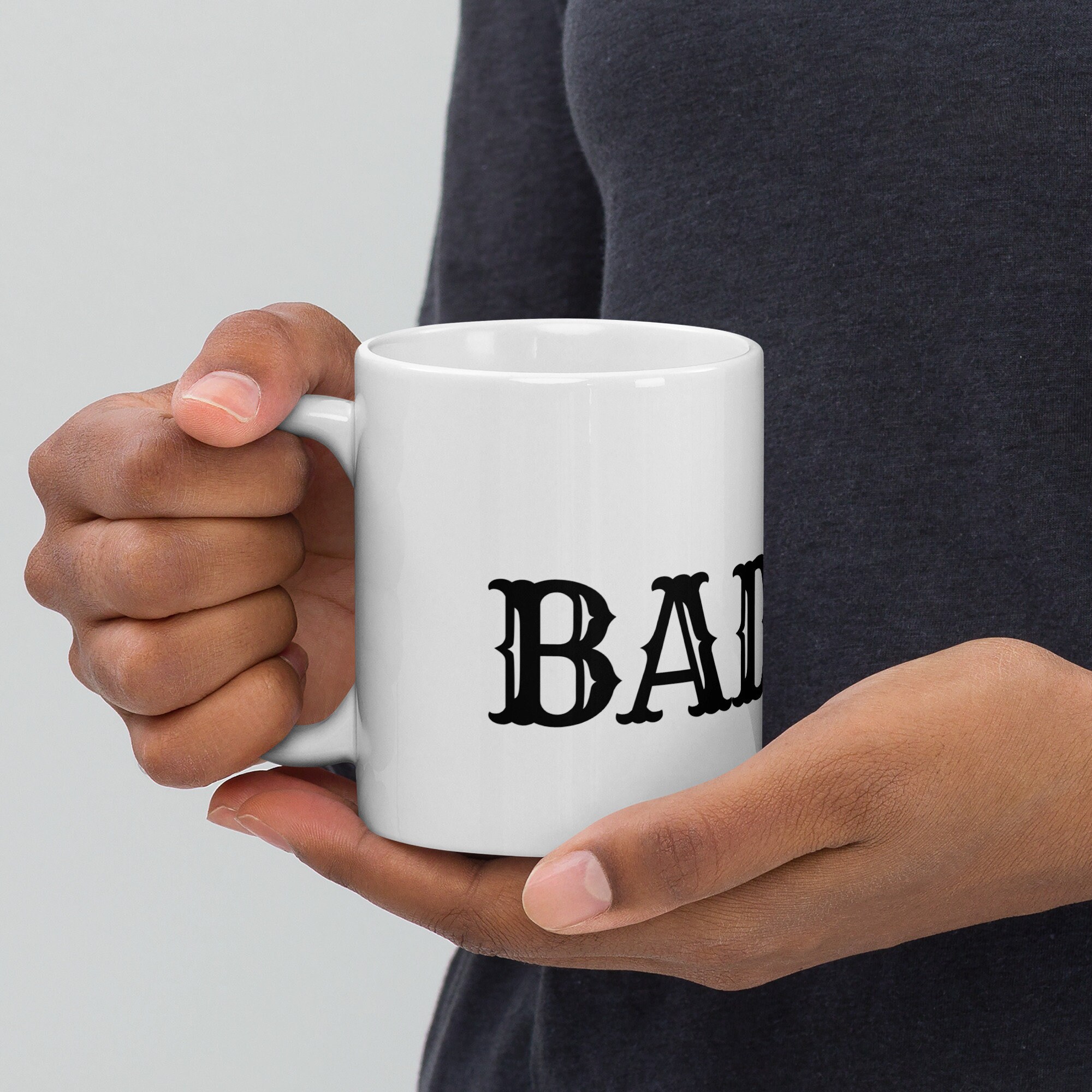 Funny Pun Mug, Bad Ass Mug, Humorous Coffee Mug for Dad, Microwave and ...