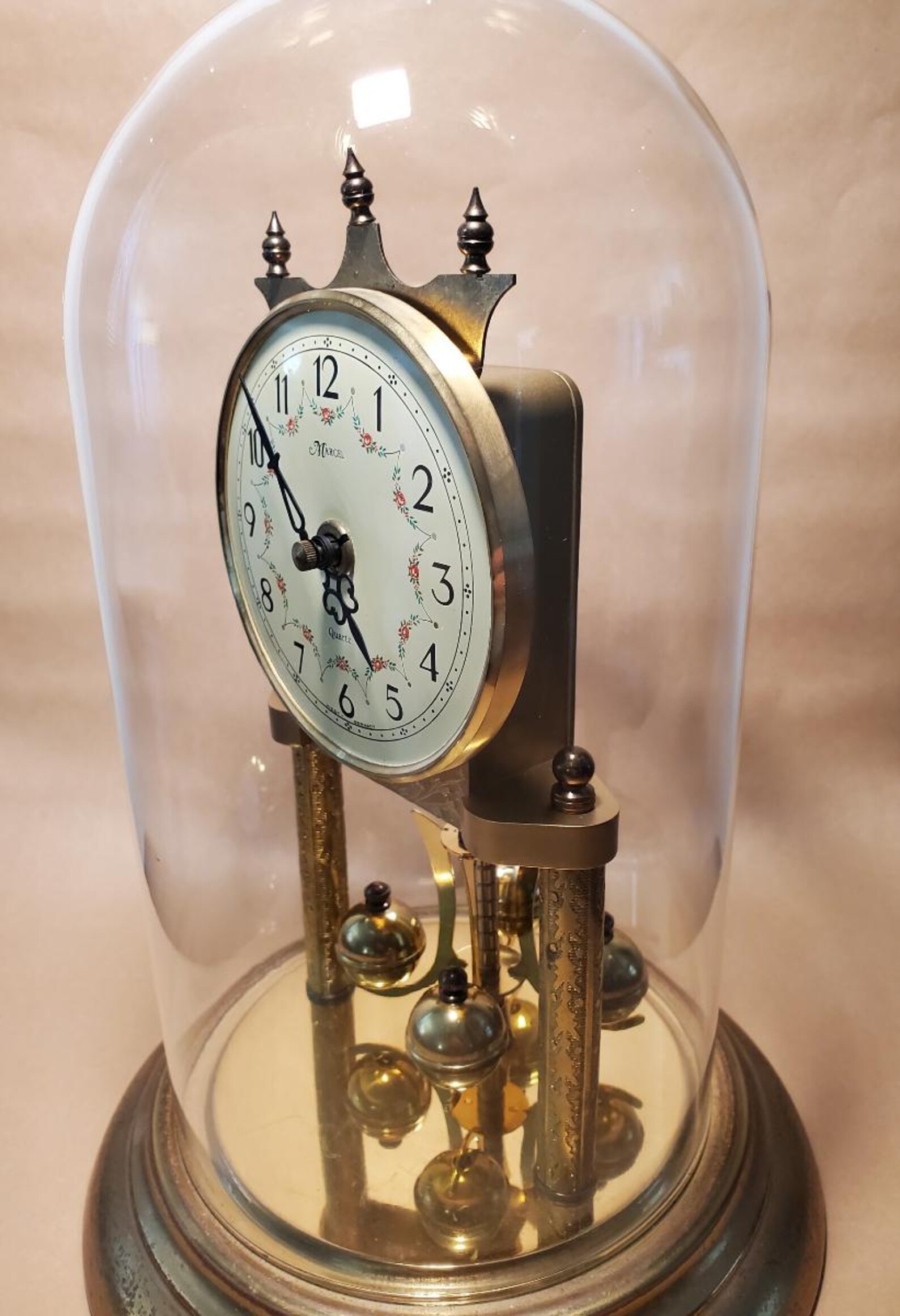 Vintage Marcel Dome Quartz Clock. Made in West Germany 1970s/1980s - Etsy