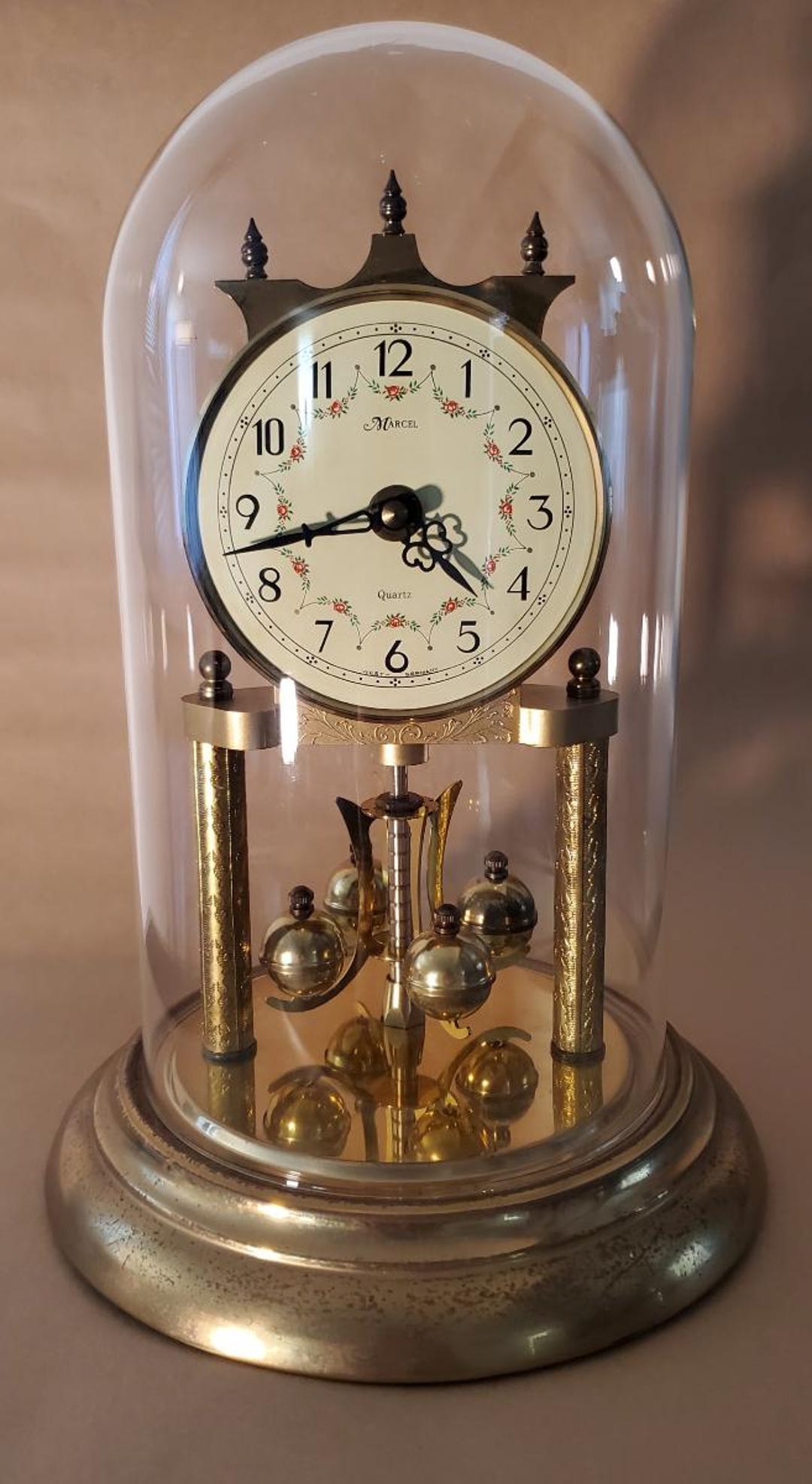 Vintage Marcel Dome Quartz Clock. Made in West Germany 1970s/1980s - Etsy