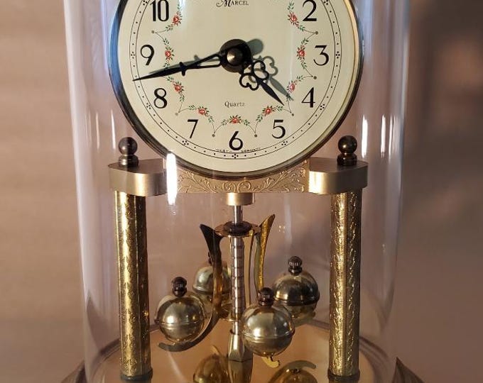 Vintage Marcel Dome Quartz Clock. Made in West Germany 1970s/1980s - Etsy